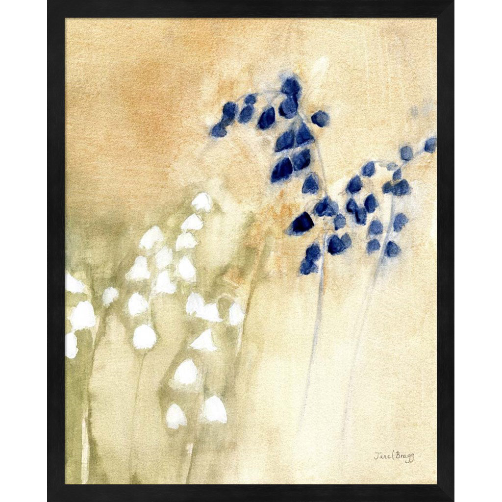 Red Barrel Studio® Floral with Bluebells and Snowdrops No. 2 by Janel ...