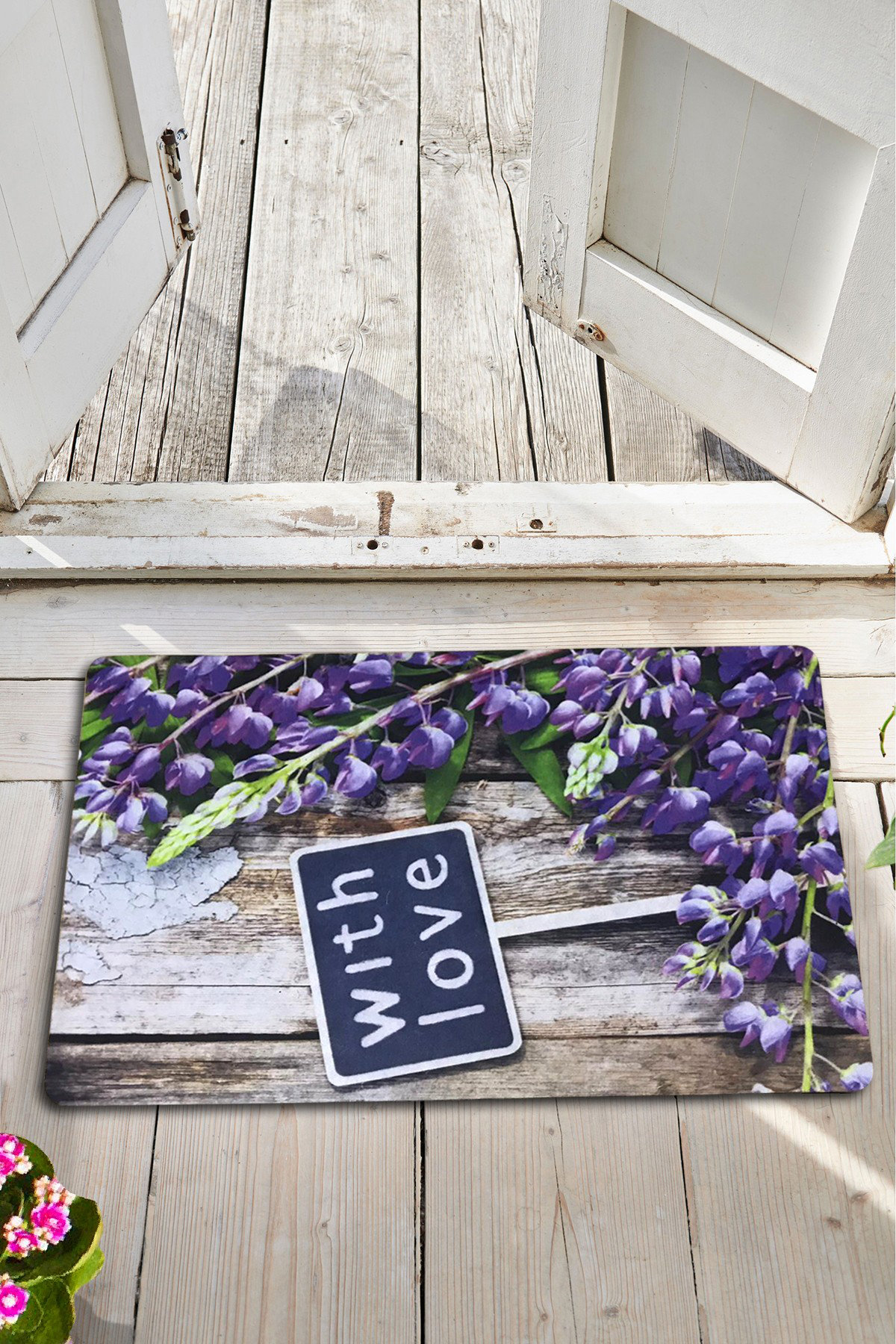 East Urban Home Durable PVC Doormat, Non-Slip Underside, 15.7 x 23.6 ...