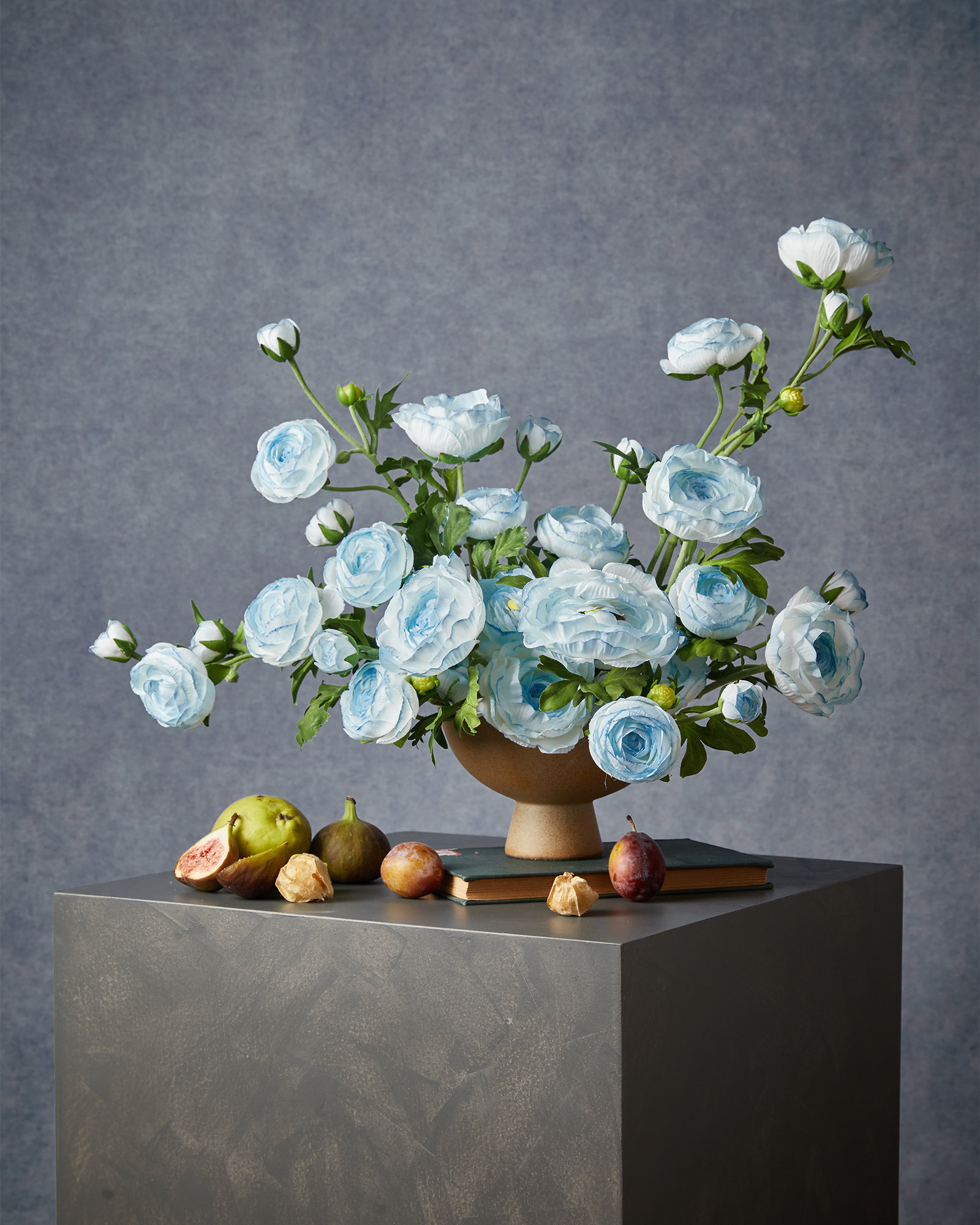 Primrue 26 Pieces 15" Silk Ranunculus Stems, Bushes, and Sprays ...