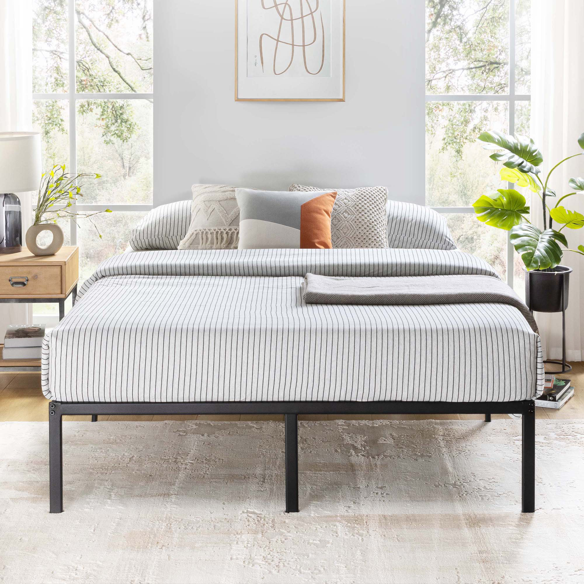 Alwyn Home Messancy 14" Steel Platform Bed & Reviews - Wayfair Canada