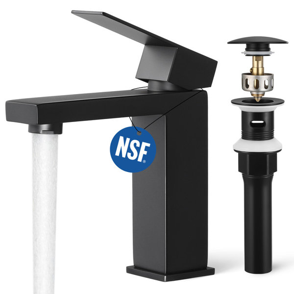 KES Bathroom Faucet Single Handle Sink Drain Assembly cUPC Certified ...