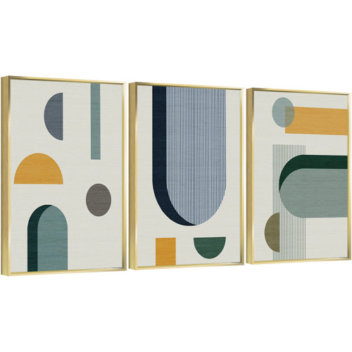 Gray & Yellow Wall Art You'll Love | Wayfair