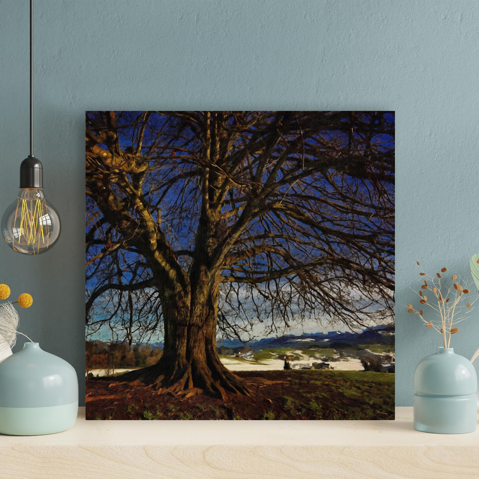 Red Barrel Studio® Brown Bare Tree - 1 Piece Rectangle Graphic Art ...