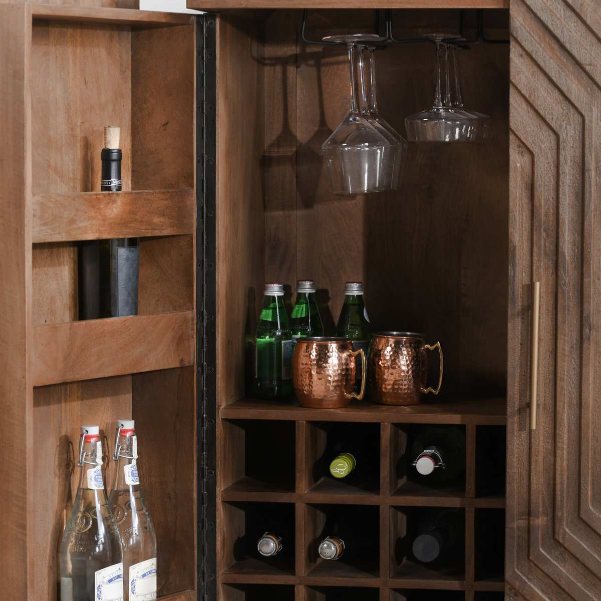 Joss & Main Quince Bar Cabinet & Reviews | Joss & Main