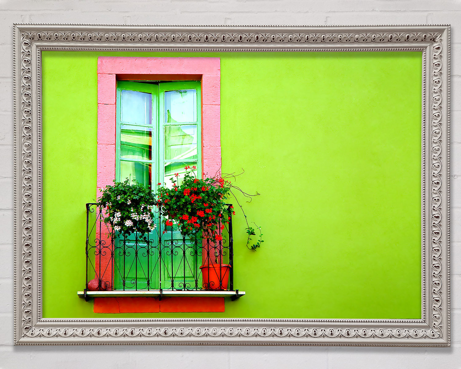 Bright Star Green Wall Window - Print | Wayfair.co.uk