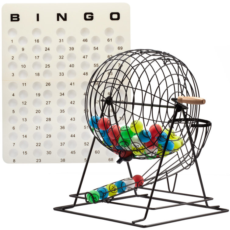 GSE Games & Sports Expert Ensemble de jeu de bingo géant avec cage de ...