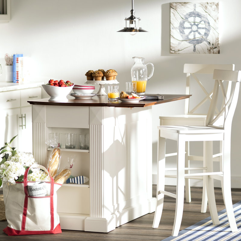 Three Posts™ Diamondback Kitchen Island & Reviews | Wayfair