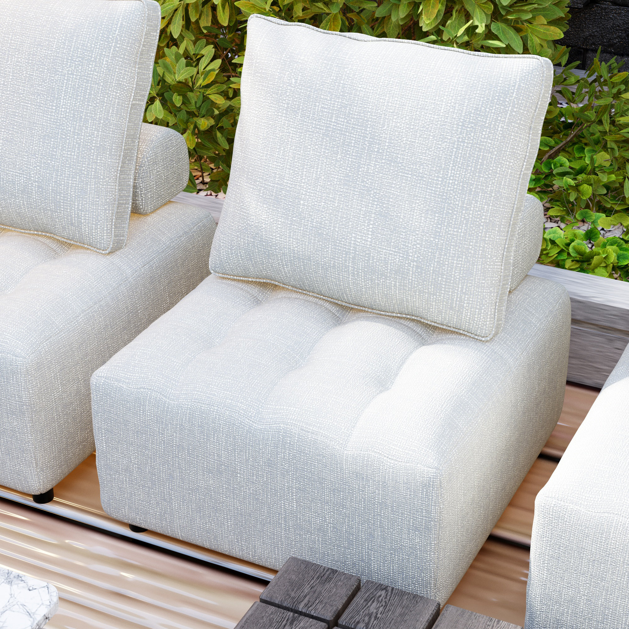 Solonm 3 Pieces Outdoor Waterproof Sofa - Wayfair Canada