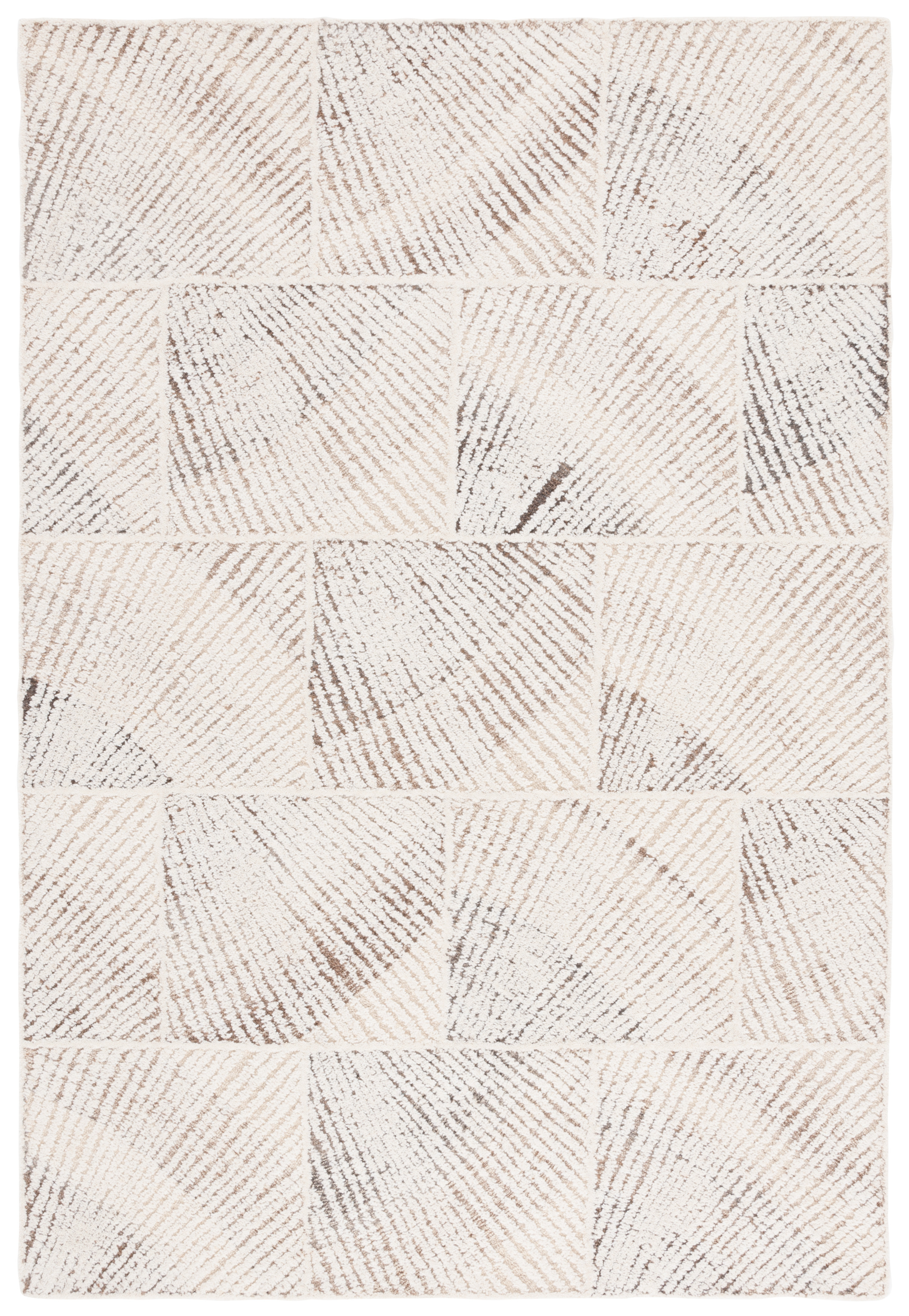 Brayden Studio® Abstract 778 Hand Tufted Wool Pile Geometric Indoor Use ...
