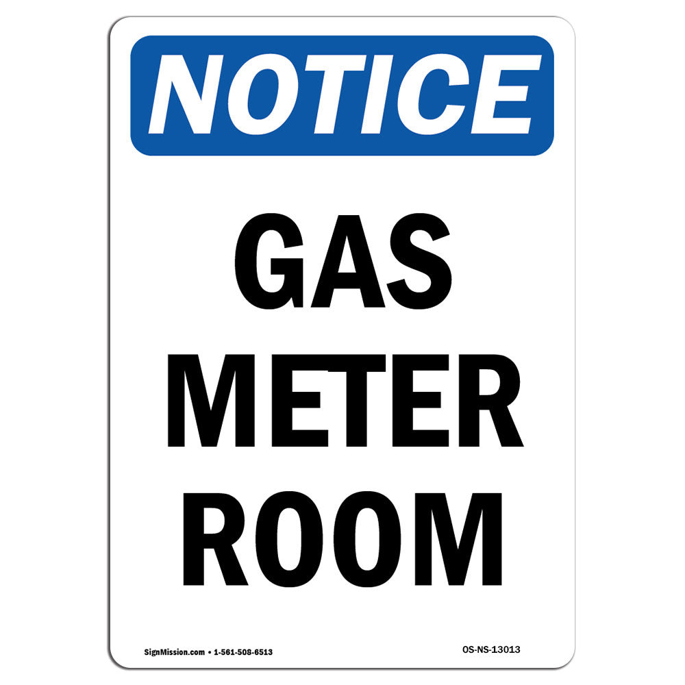 SignMission Gas Meter Room Sign | Wayfair