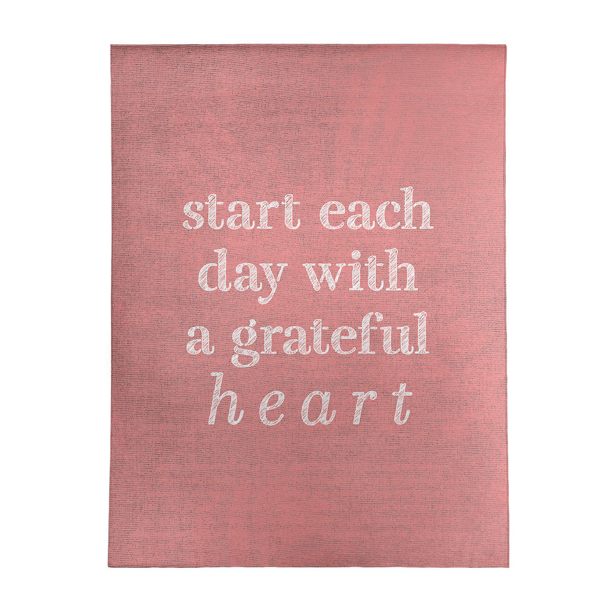 East Urban Home Handwritten Gratitude Inspirational Quote Poly Chenille ...
