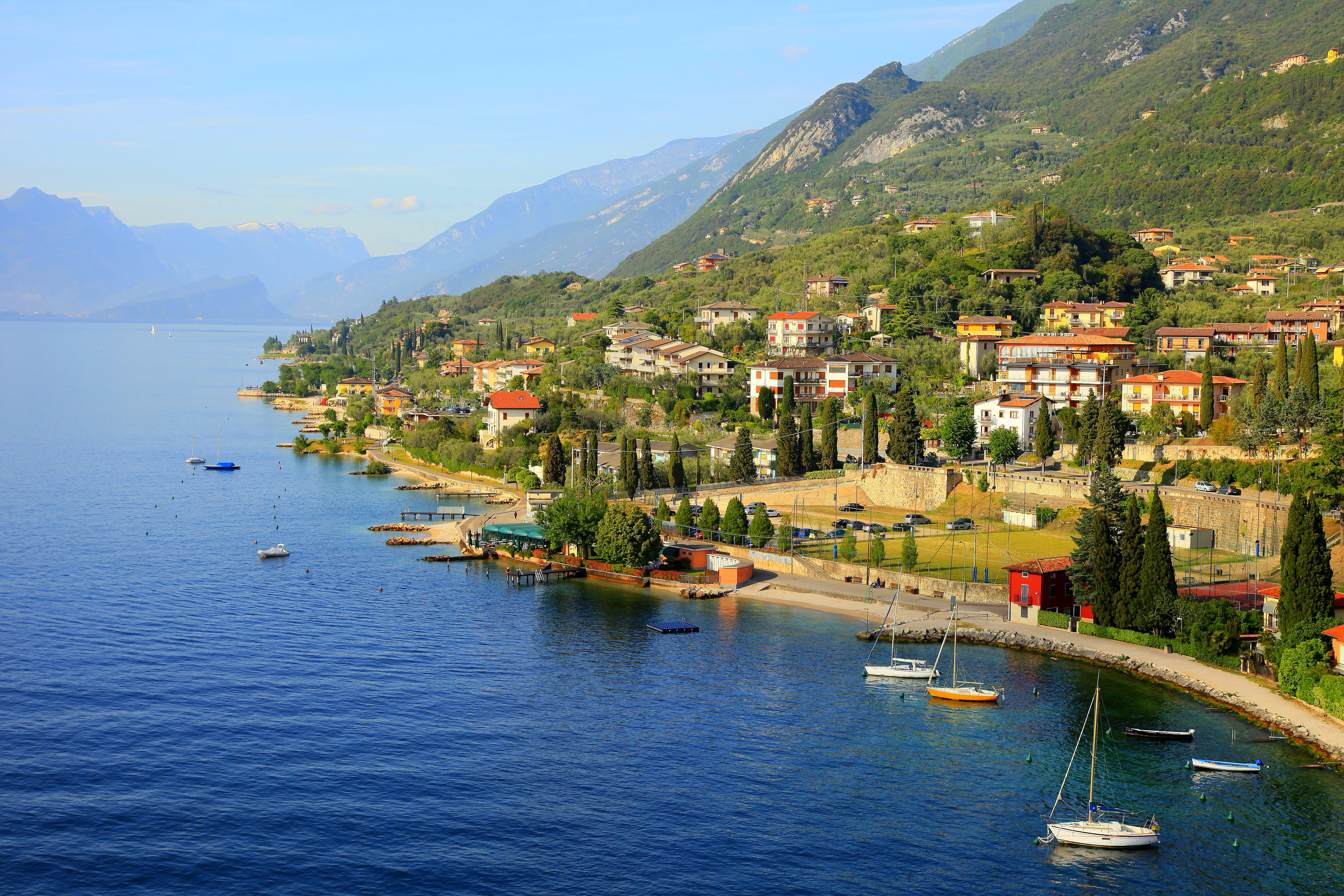 Highland Dunes Italian Lake Garda Paradise Panorama Sunset by Agustavop ...