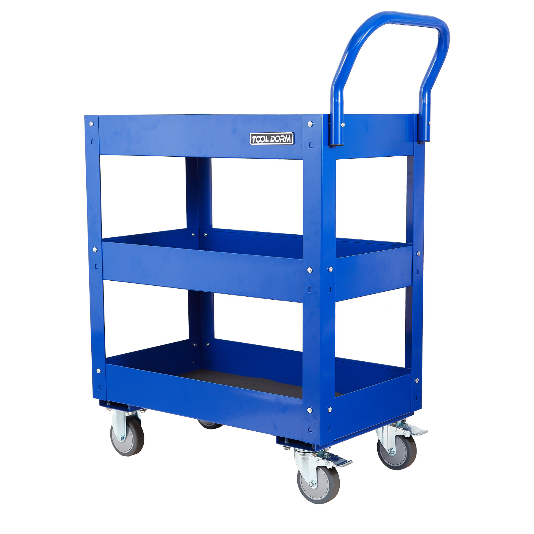 WFX Utility™ 29.3 Inch 3 Tray Tool Cart, Self Assembly, 300 Lbs ...