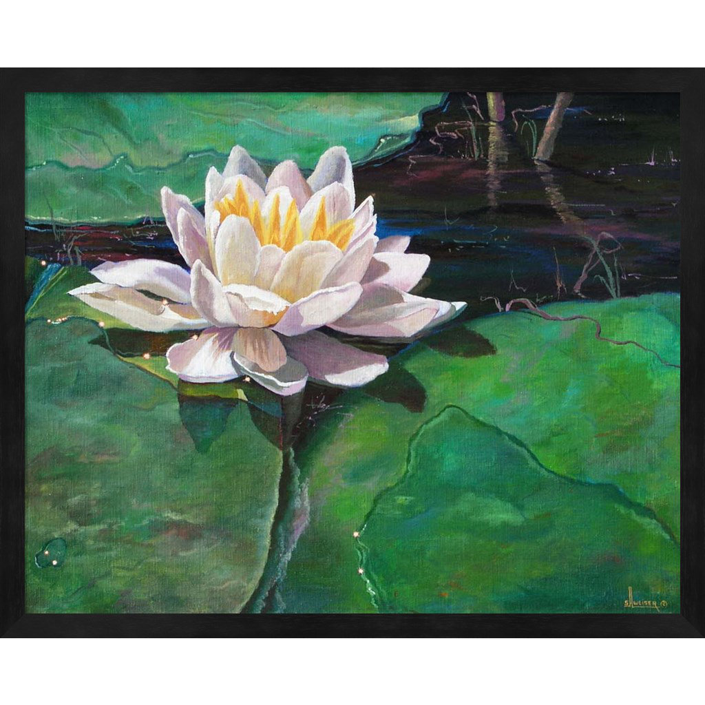 Winston Porter Lily by Sharon Weiser - Picture Frame Painting | Wayfair