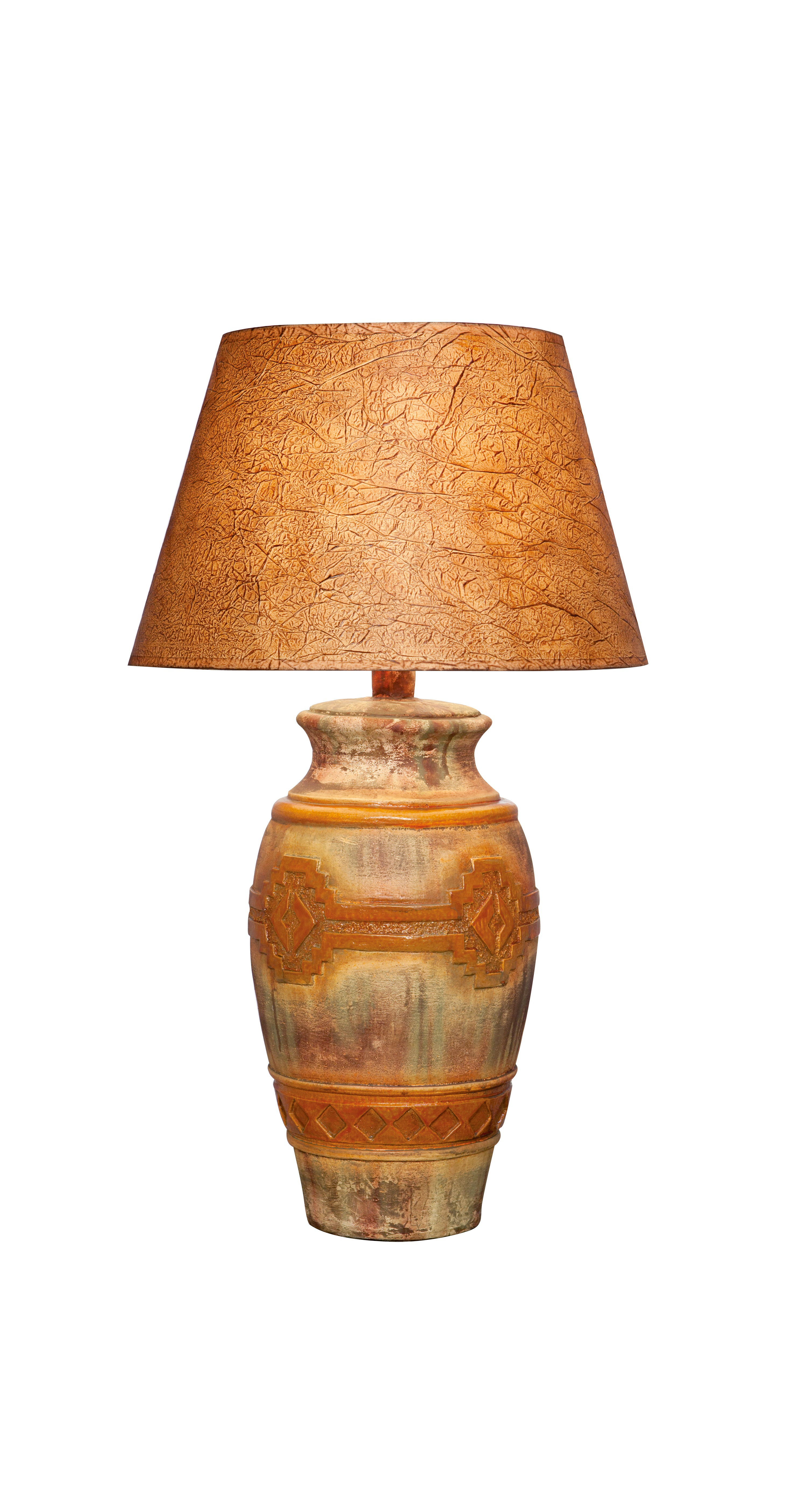 Anthony California Petro-glyphic Rainbow Design 28.5" H Table Lamp with ...