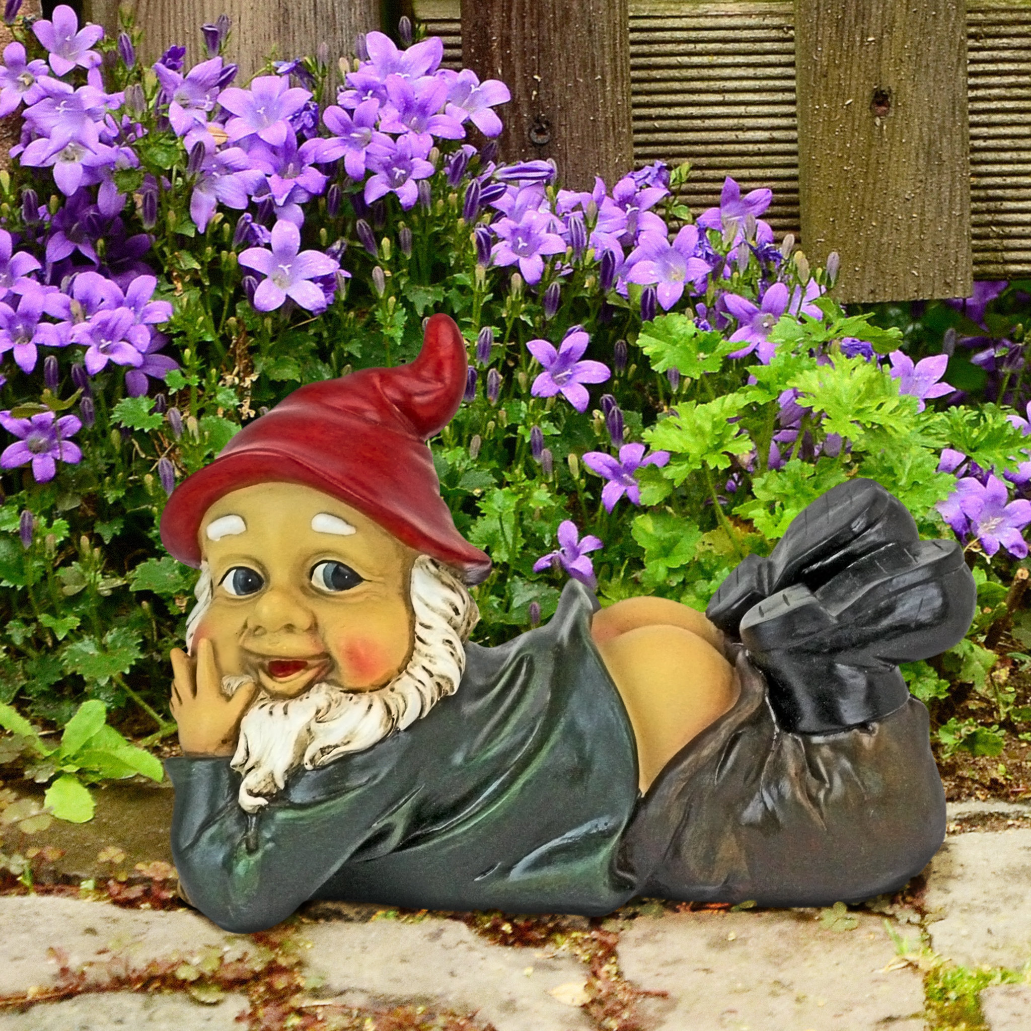 Design Toscano Mooning Garden Gnome Statue - Wayfair Canada