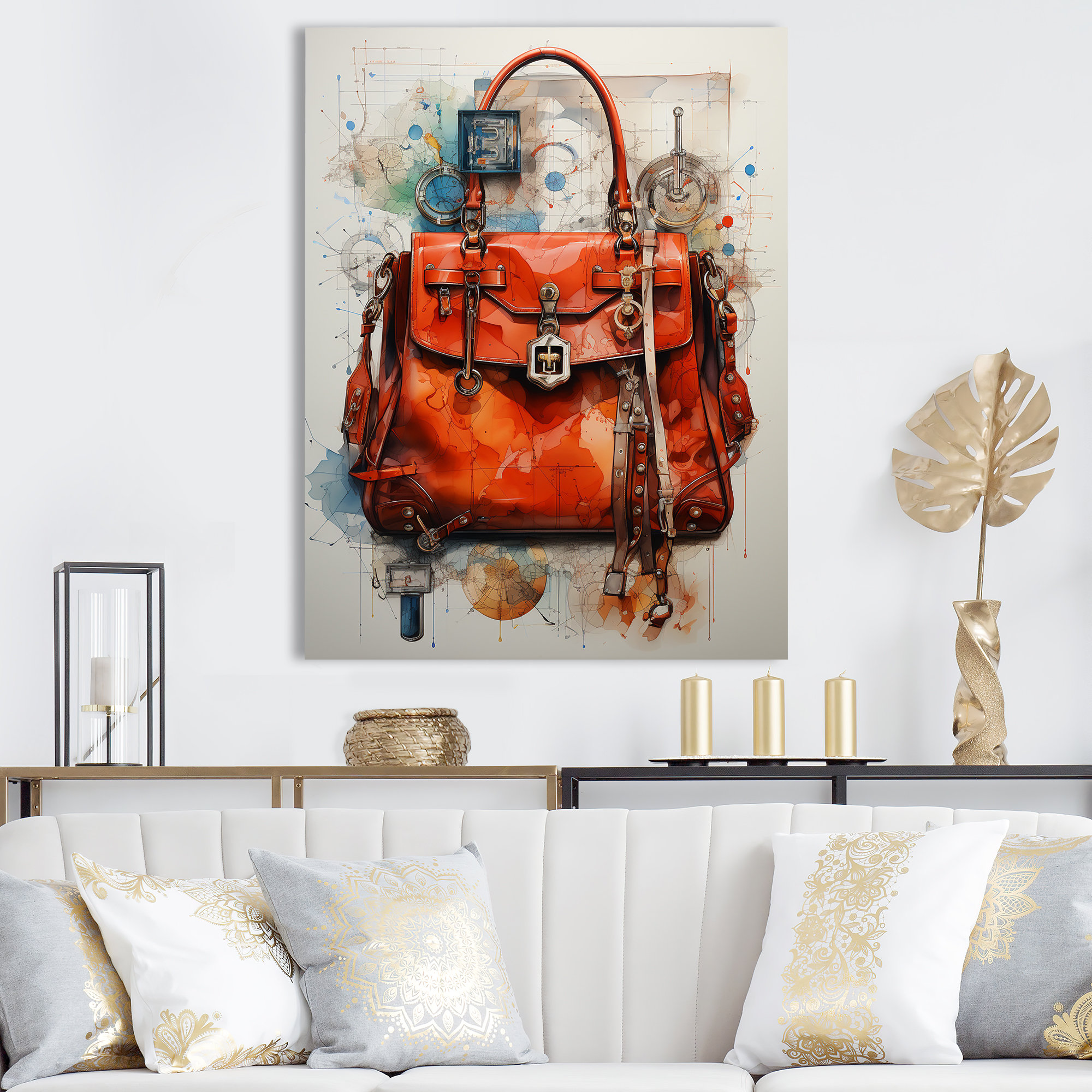 House of Hampton Fashionista Fashion Handbag - Print - Wayfair Canada