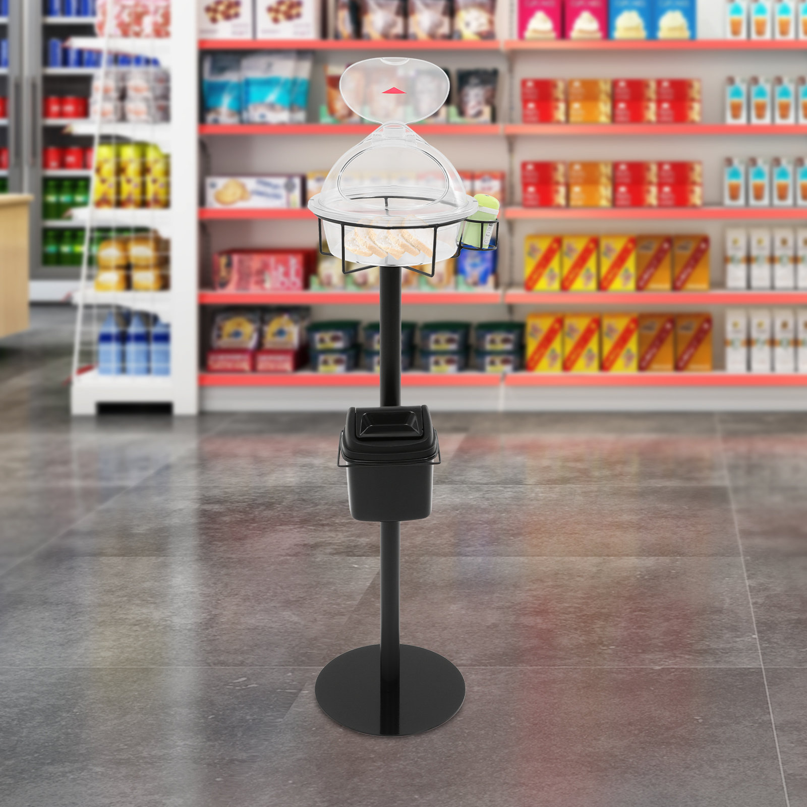 JOYDING Commercial Sample Stand Freestanding Food Tasting Table Food ...