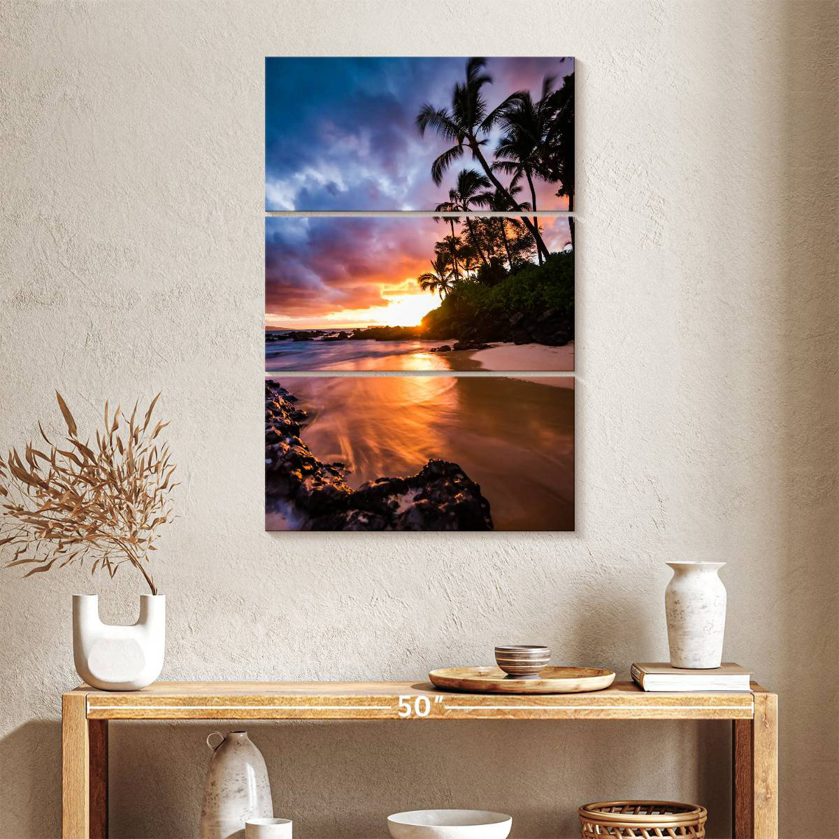 Elephant Stock Sunset By The Beach | Wayfair