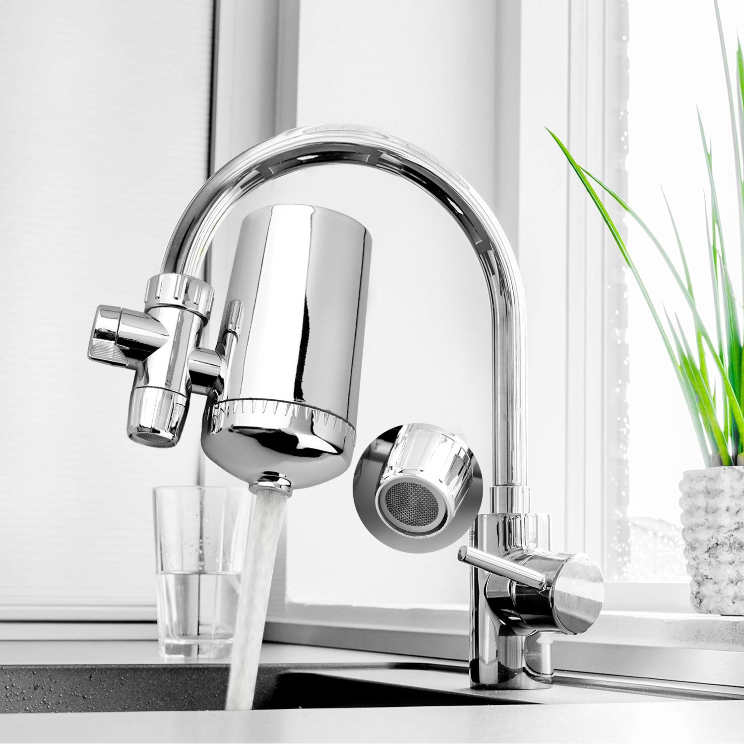 Liwarace Faucet Water Filter 8-Stage Mount Filtration Tap - Wayfair Canada