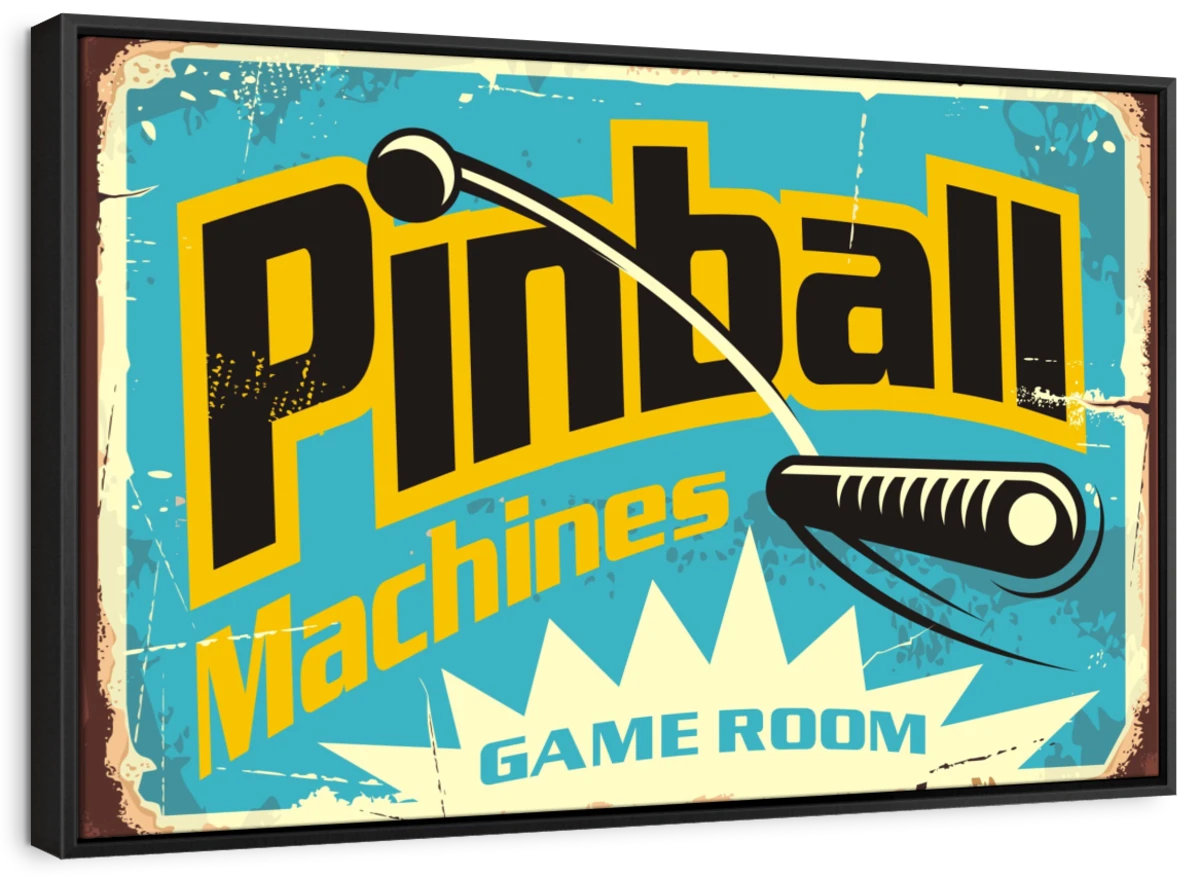 Winston Porter Pinball Machine Game Room Canvas Print | Wayfair