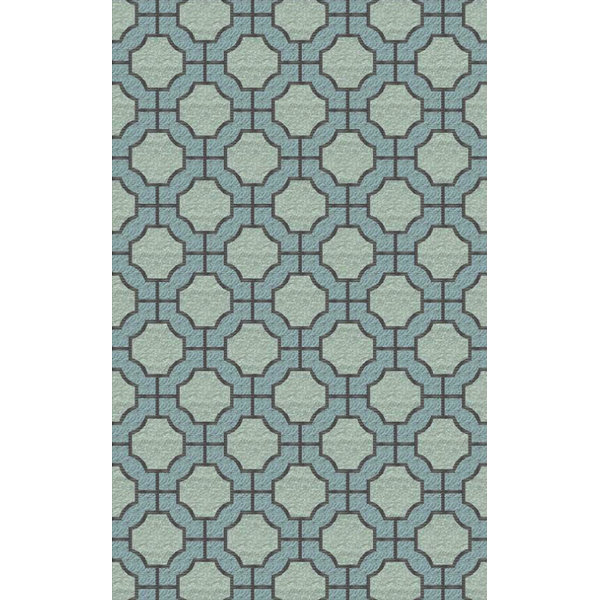 Highland Dunes Brian Wool Geometric Indoor Rug & Reviews | Wayfair