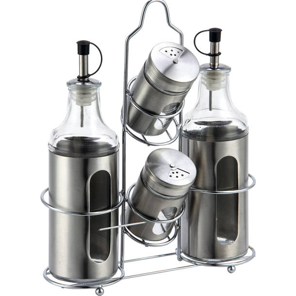 Gibson Glass Condiment Set & Reviews | Wayfair