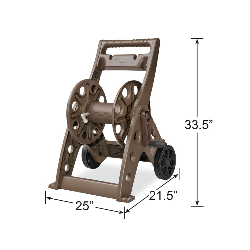 Liberty Garden Products Water Plastic Hose Reel Cart | Wayfair