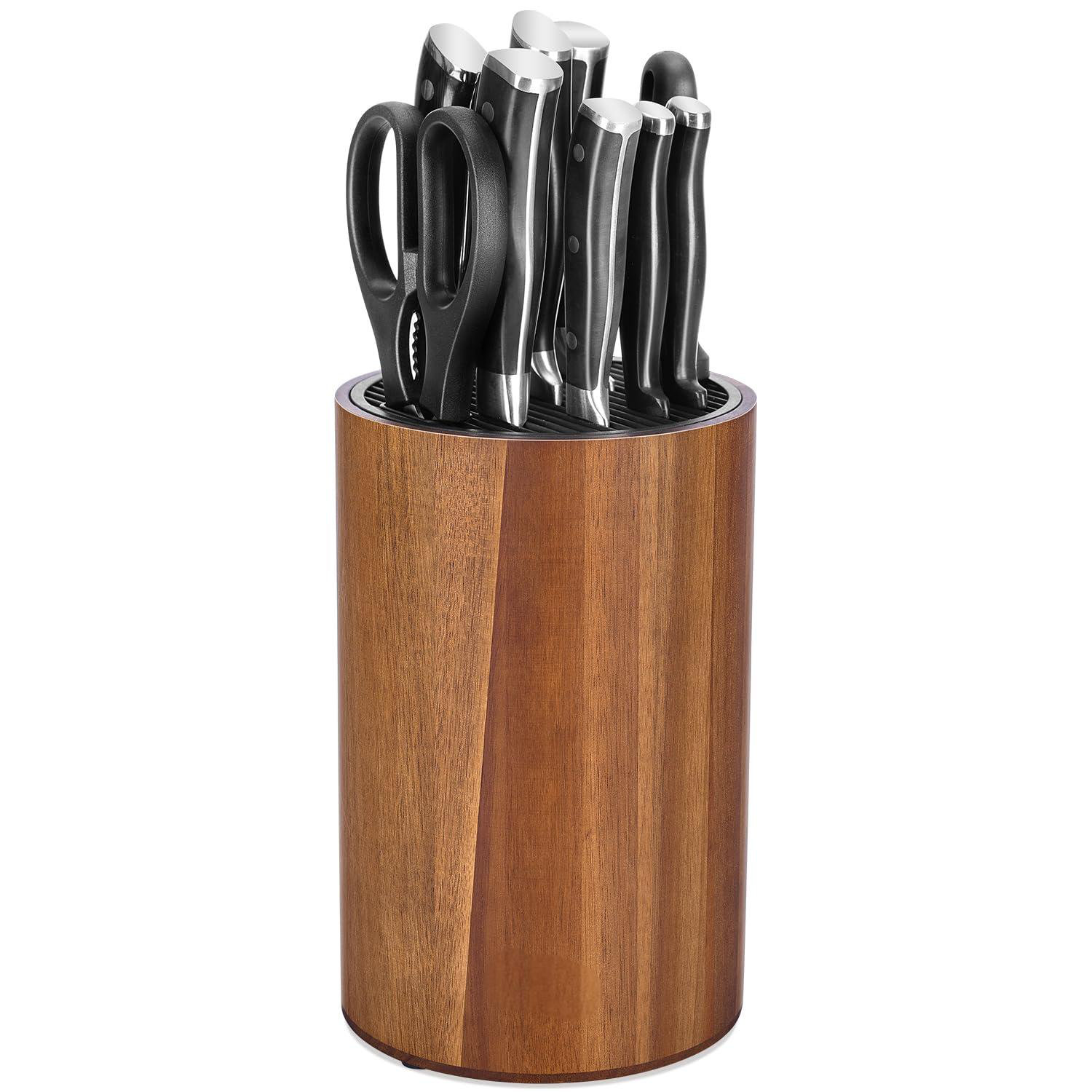 round knife block