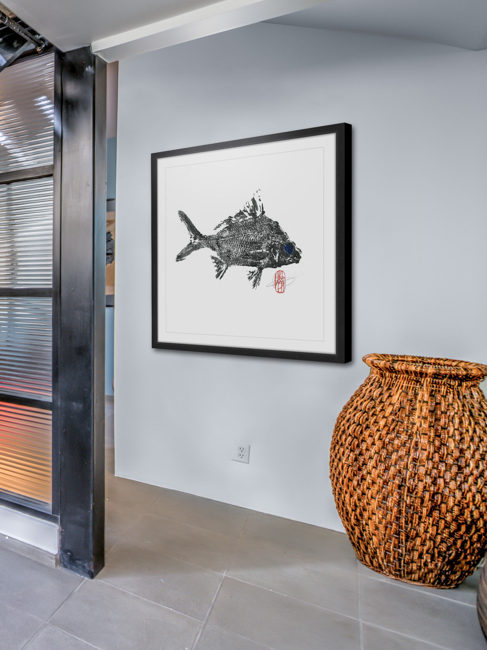 Marmont Hill 'Small Silver Bream' Framed Painting Print | Wayfair