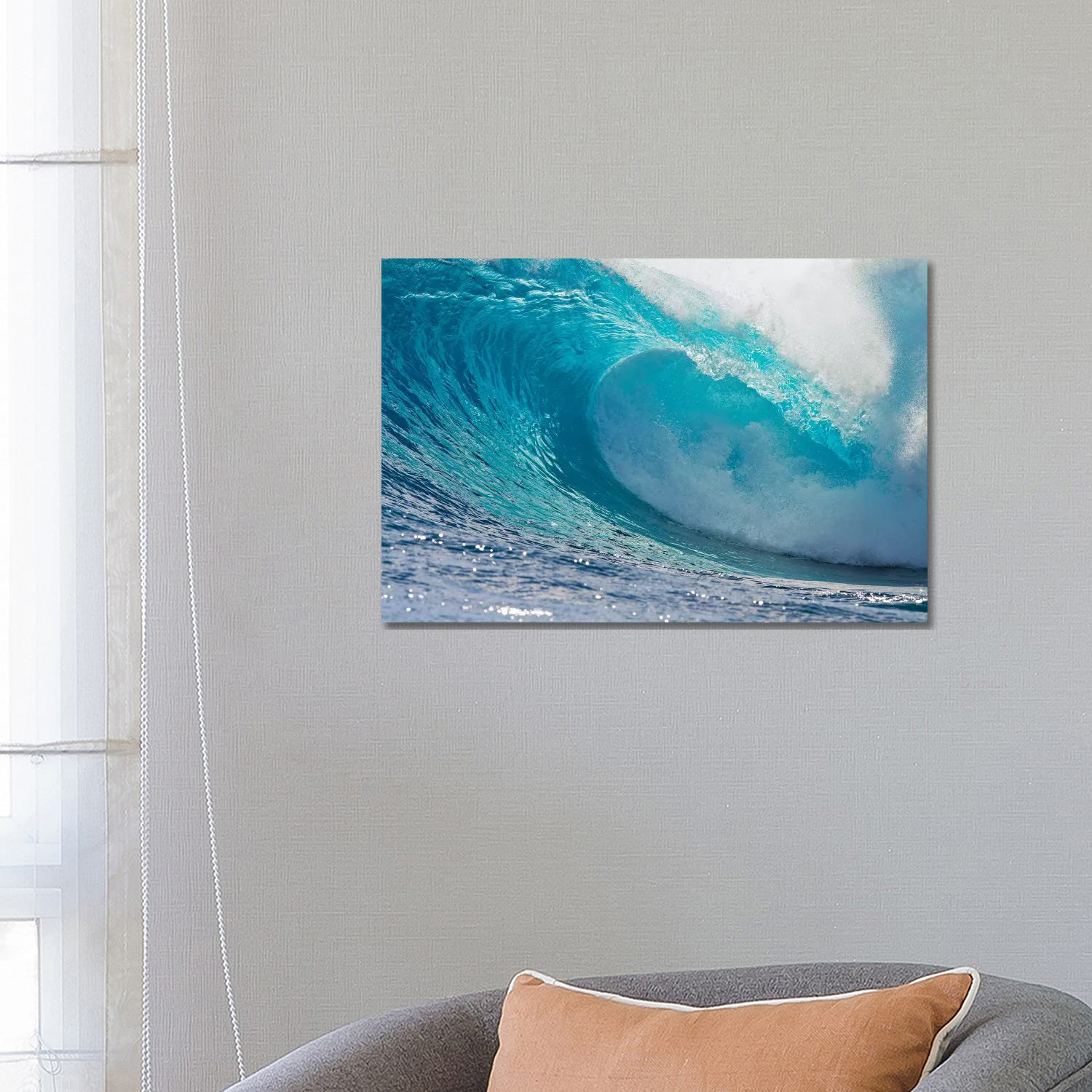 Dovecove Plunging Waves II Sout Pacific Ocean Tahiti French Polynesia ...