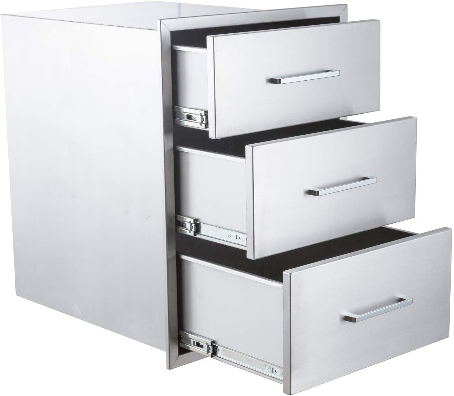 Blue Elephant Outdoor Kitchen Drawers 18X24 Inch Stainless Steel 3 ...