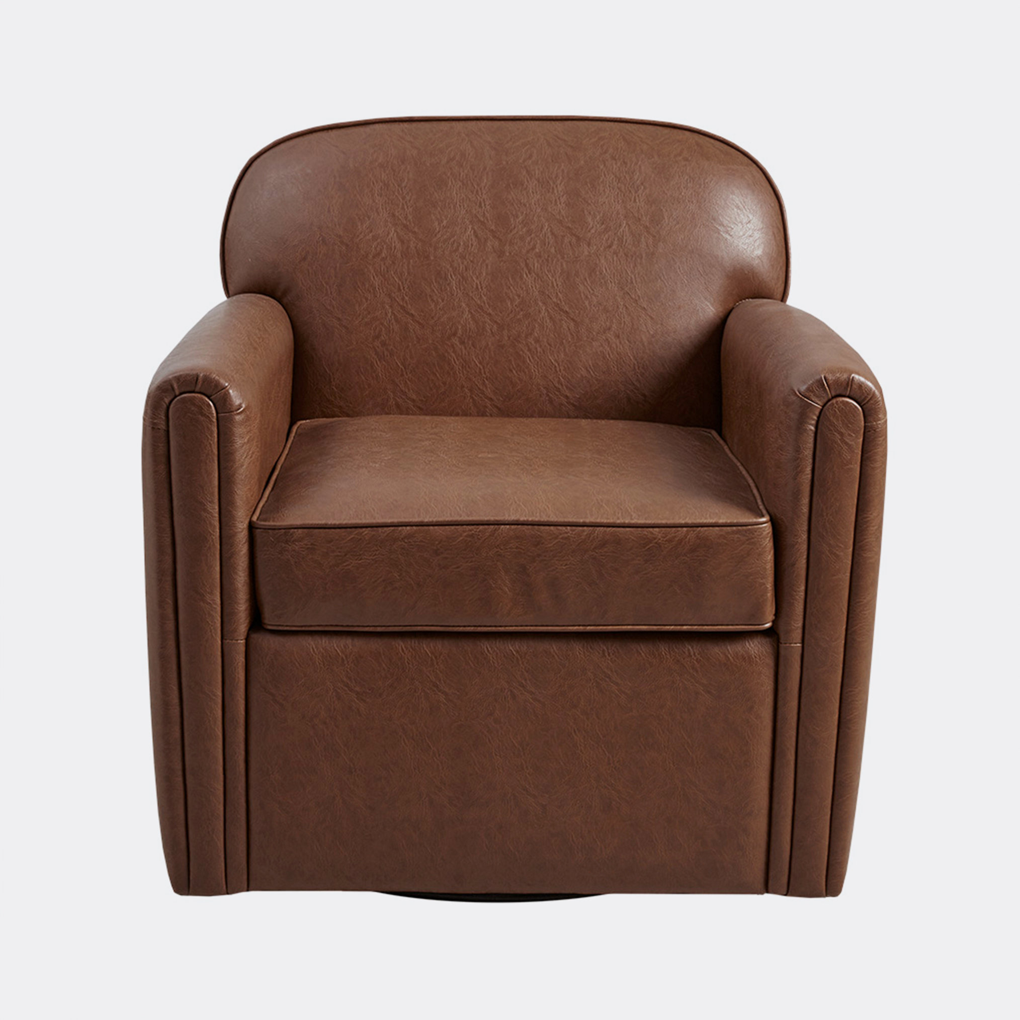 Wildon Home® Taetum Faux Leather Swivel Armchair | Wayfair