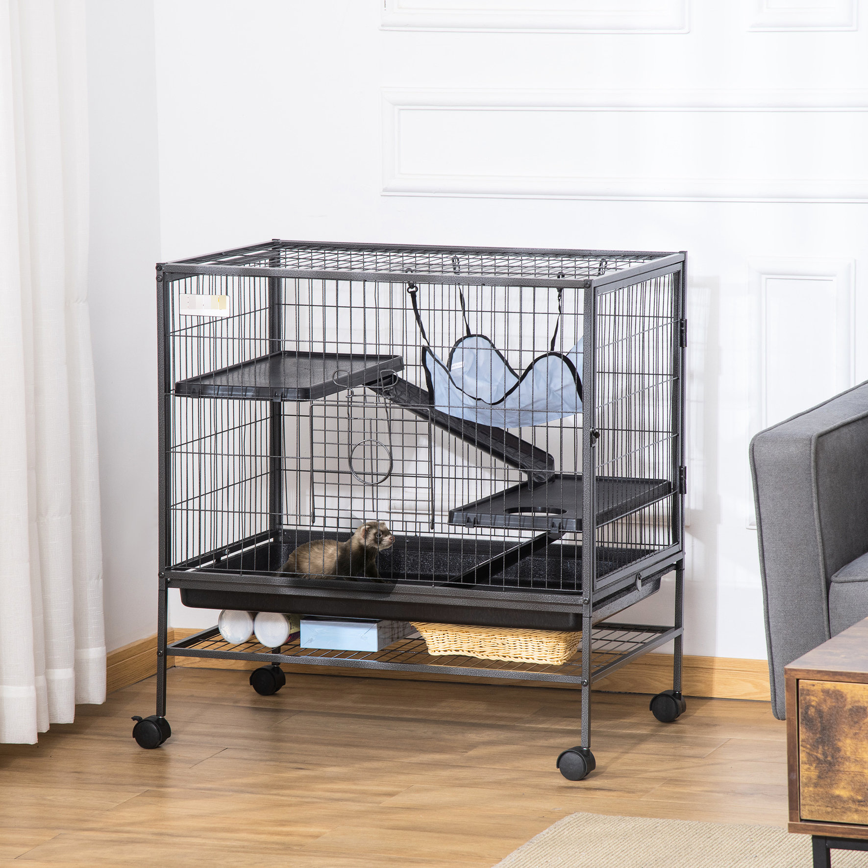 Tucker Murphy Pet™ Grande cage pour 3 petits animaux - construction en ...