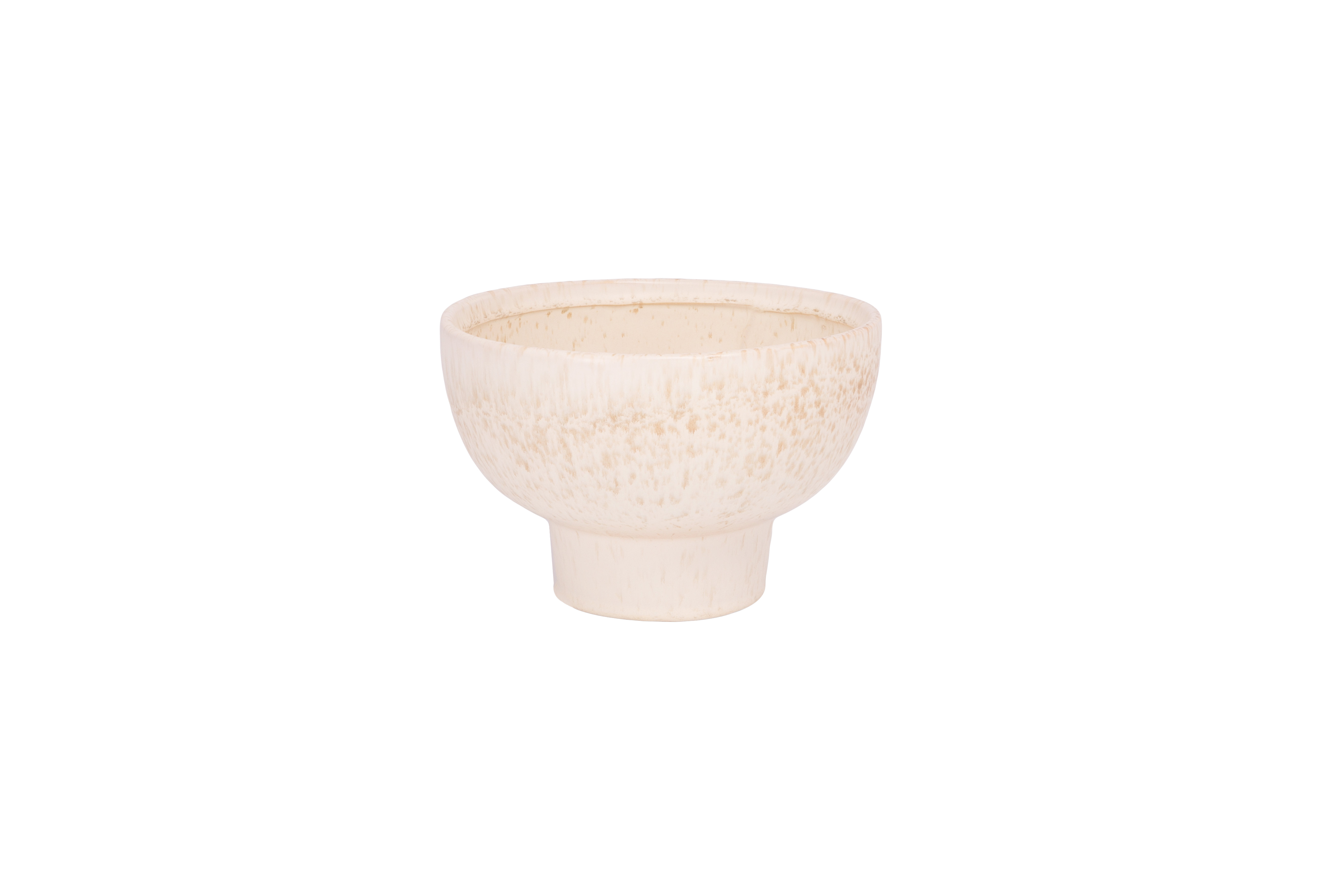 Winston Porter Ceramic Bowl Reactive Finish Cream | Wayfair
