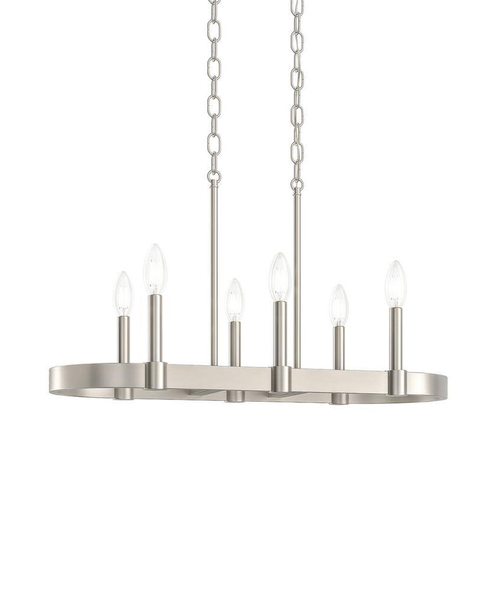 Ebern Designs Diallo 6 - Light Kitchen Island Classic Chandelier | Wayfair