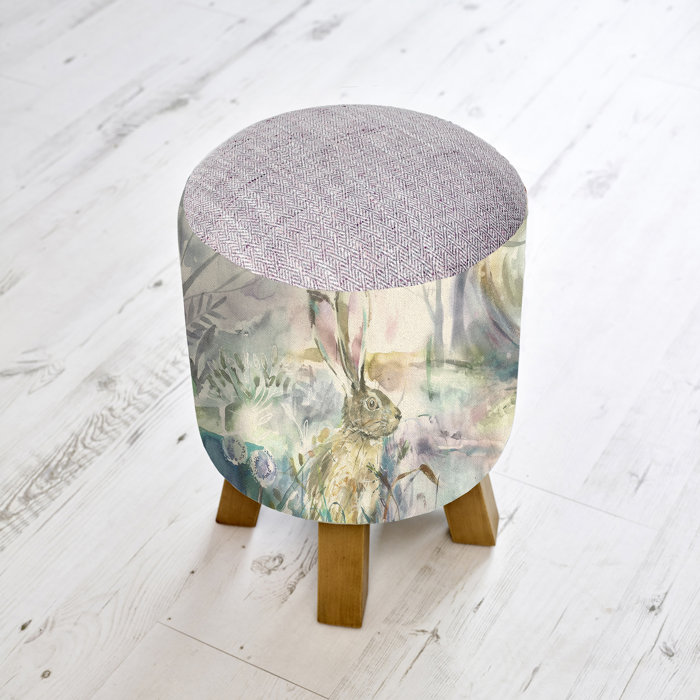 Voyage Maison Unfinished Solid + Manufactured Wood Accent Stool ...