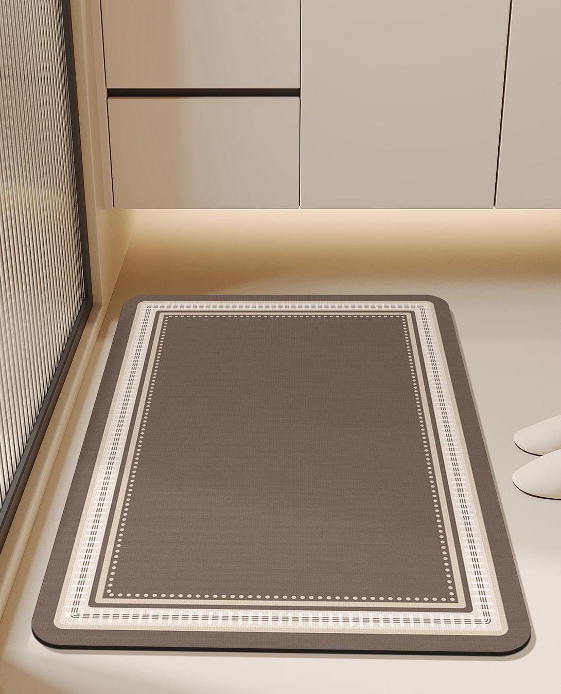 Hokku Designs Decontamination Diatomaceous Earth Absorbent Bathroom Mat ...