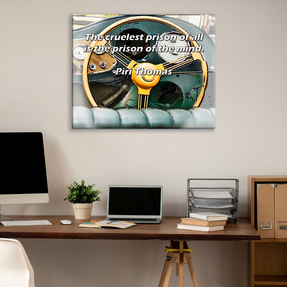 Trinx Gallery Wrapped Canvas By Piri Thomas: "The cruelest prison of ...