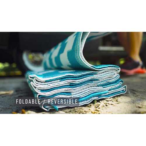 Gracie Oaks Outdoor Rug Recycled Plastic Waterproof Patio - Amariea ...