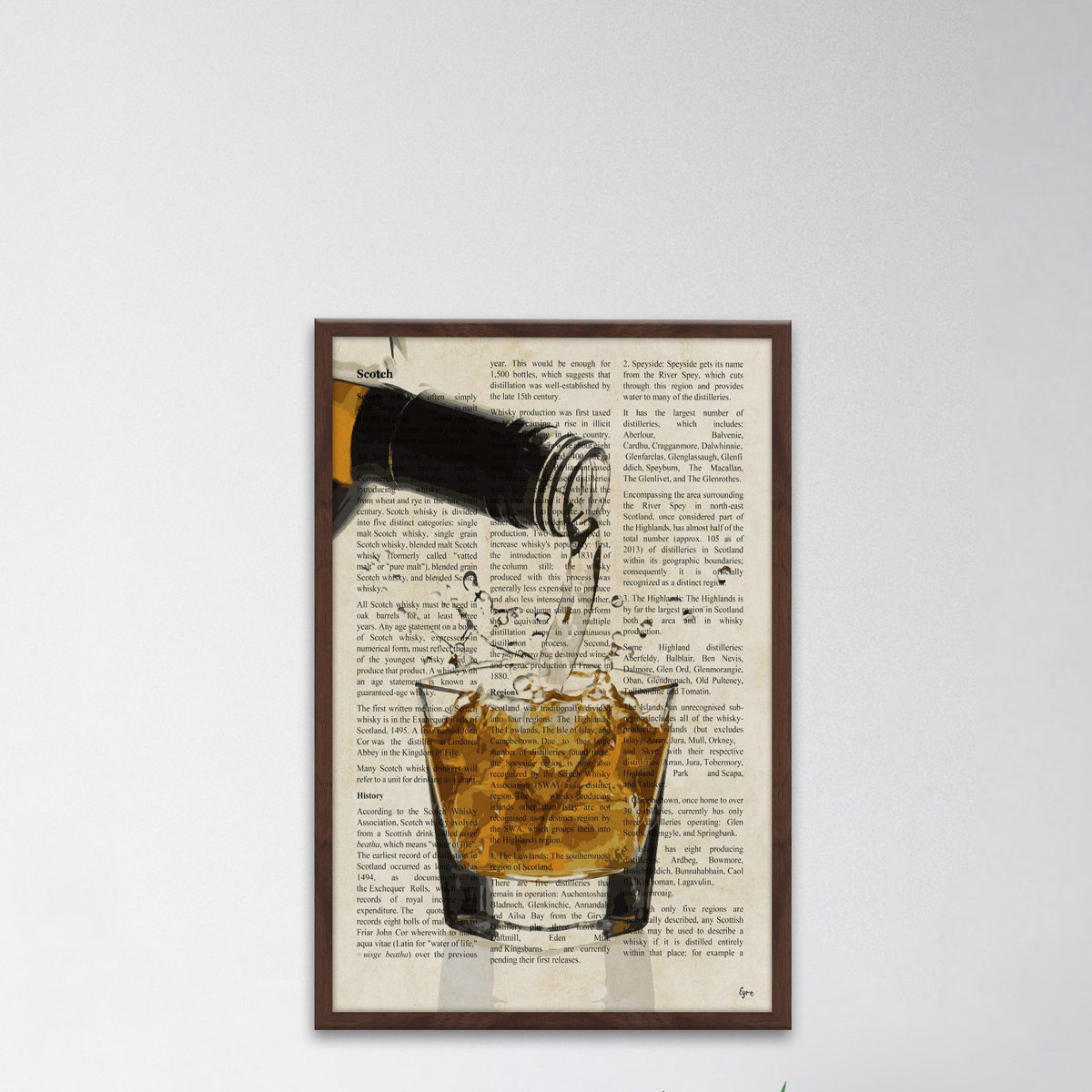 Williston Forge Amber Happiness by Eyre Tarney - Picture Frame Print ...