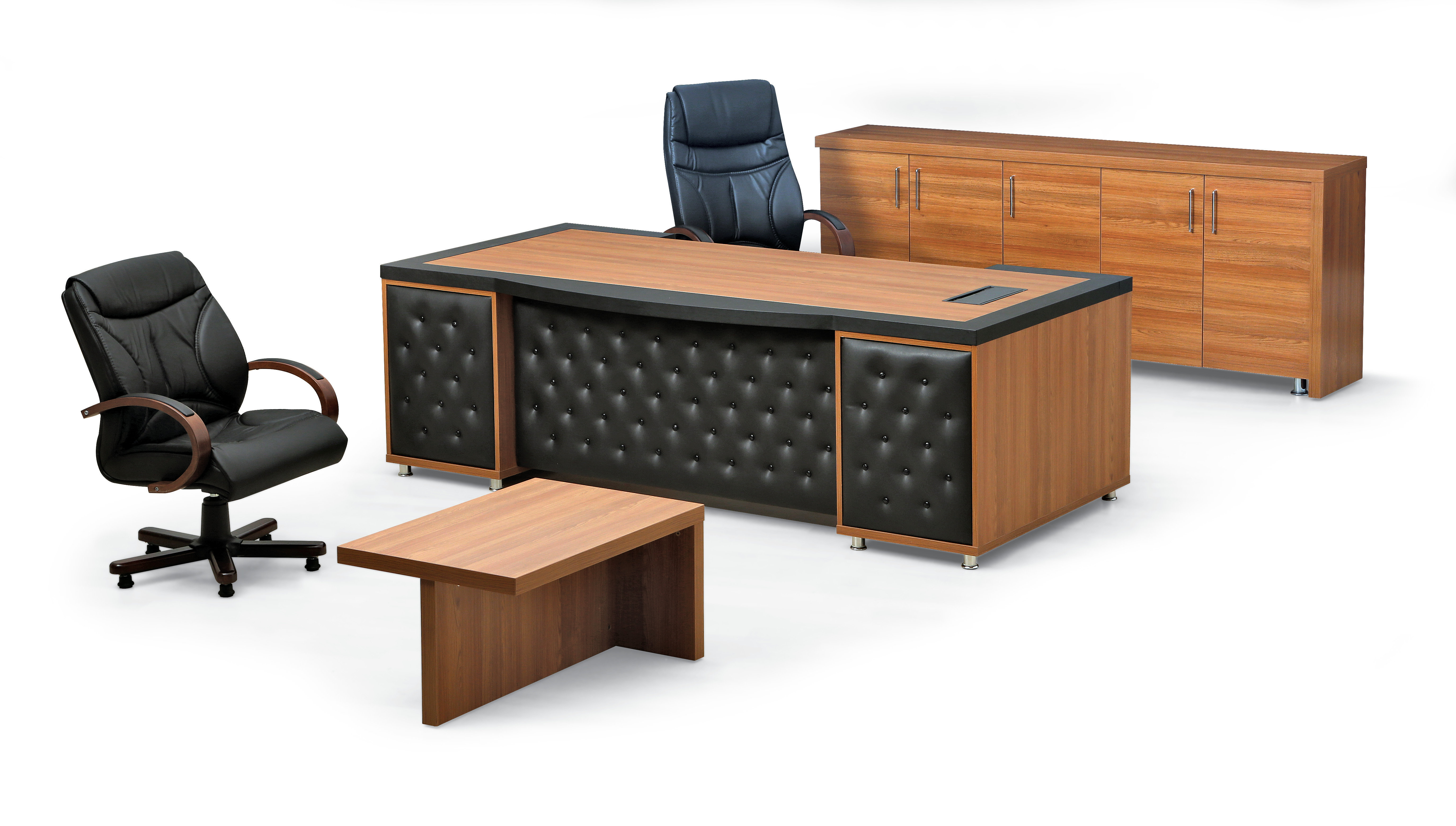 Inbox Zero Majesy 4 Pieces Premium Contemporary Modern Executive L ...