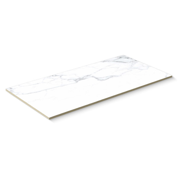 Geo Coverings Vida White Matte 12x24 Porcelain Floor & Wall Tile (11.63 ...