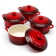 Kook 12 oz. Ceramic Oval Mini Casseroles Dishes with Lids & Reviews ...