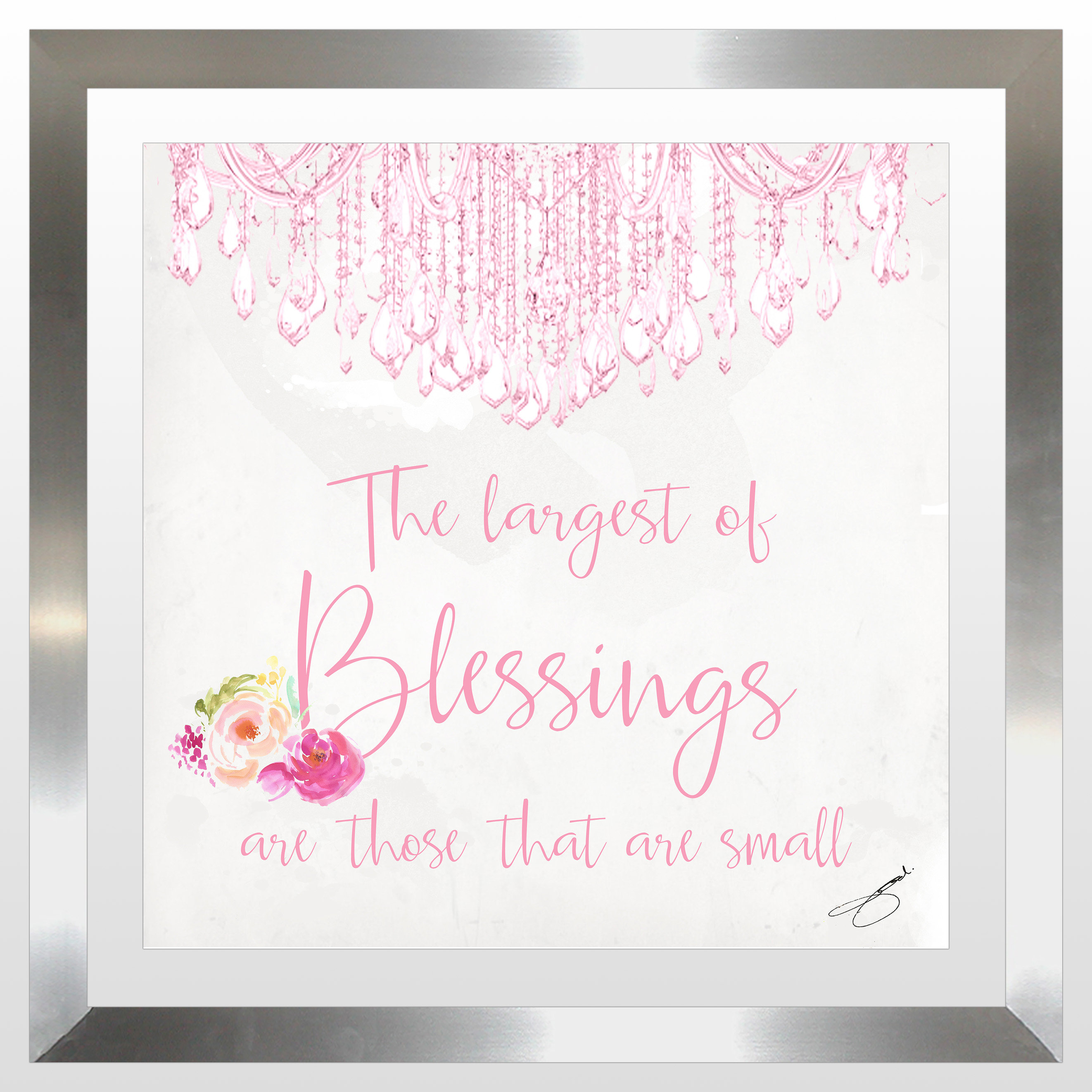 Picture Perfect International 'Baby Blessings' Framed Textual Art | Wayfair