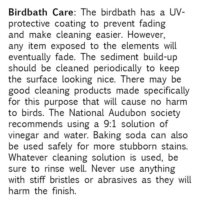 Alcott Hill® Birds and Beyond 19"D x 24"H Fiber Clay Birdbath Baringer ...