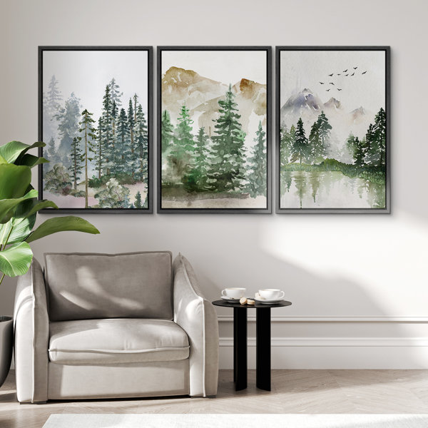 IDEA4WALL Woodland Forest Landscape Green Forest Nature Landscape ...