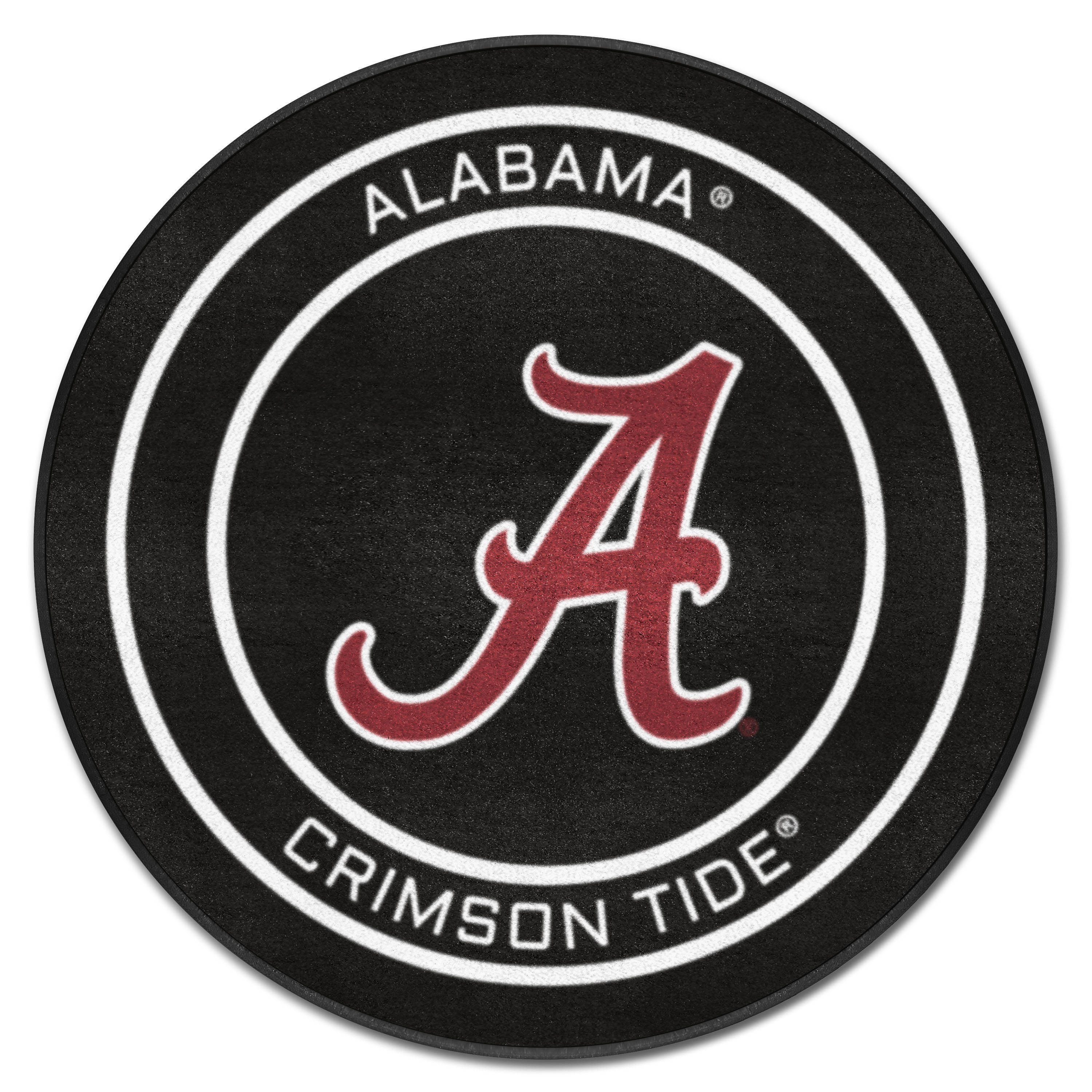 FANMATS Alabama_Alabama Hockey Puck Rug - 27In. Diameter | Wayfair