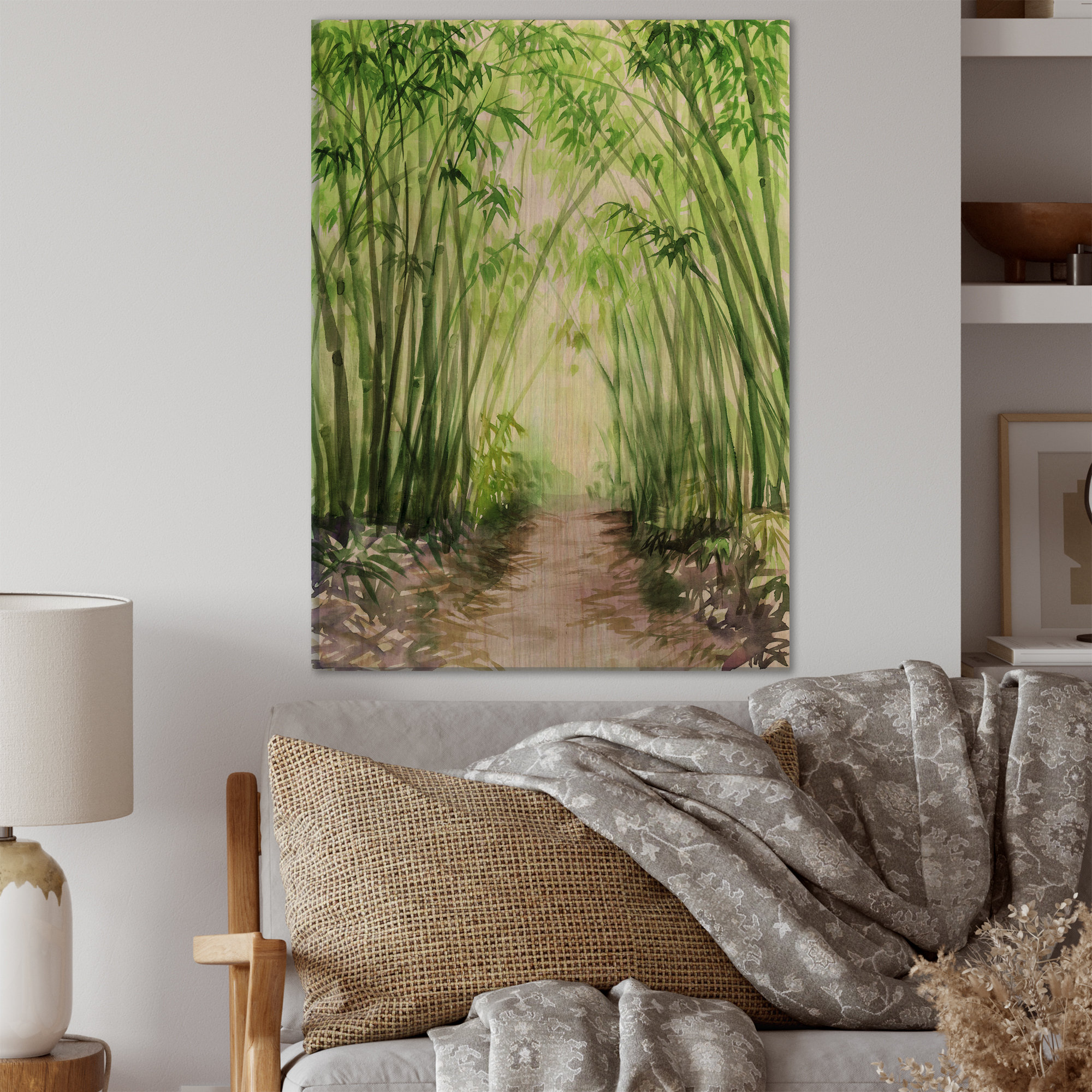Bay Isle Home™ Little Road Bamboo Forest - Traditional Wood Wall Art ...