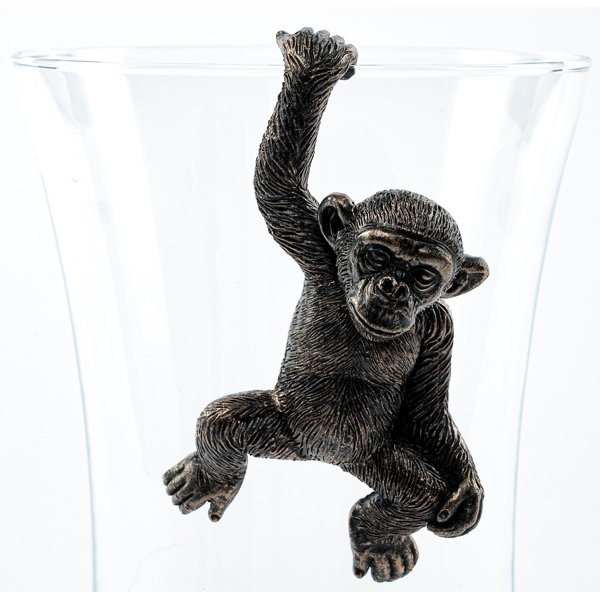 Trinx Chimpanzee Pot Buddy Pot Hanger In Gift Box | Wayfair